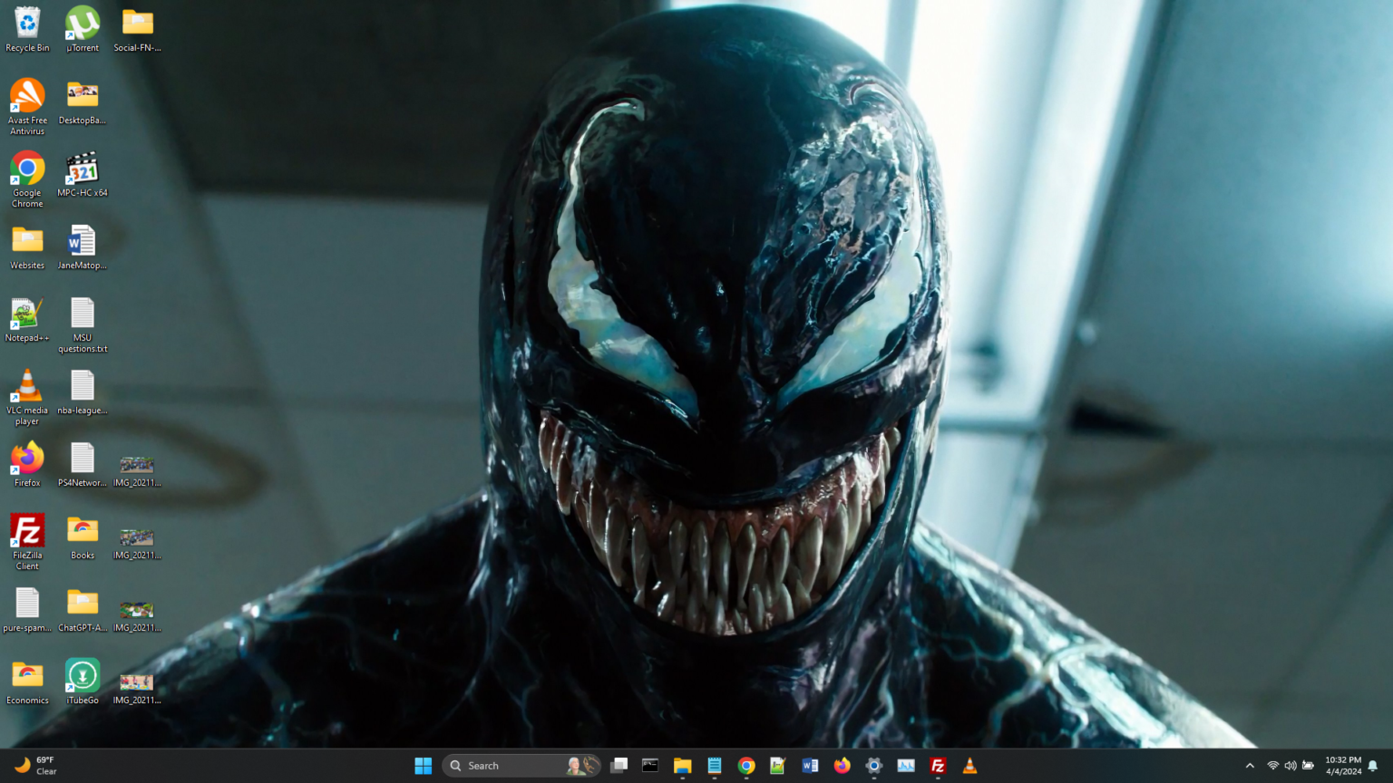 Venom Movie Theme Pack for PC - Windows Mode