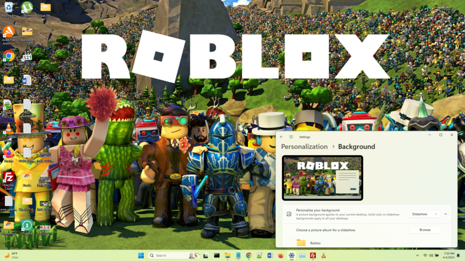Roblox Theme for Windows PC - Windows Mode
