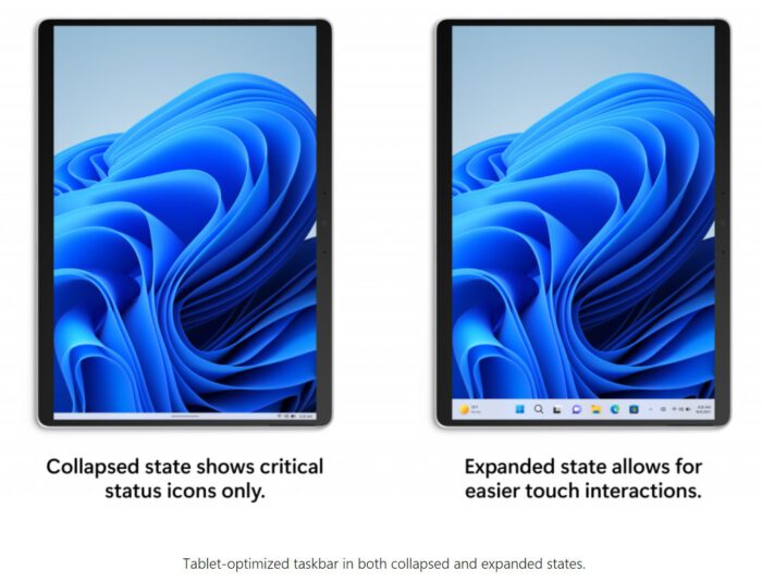 Windows 11 is getting an updated taskbar on tablets Image