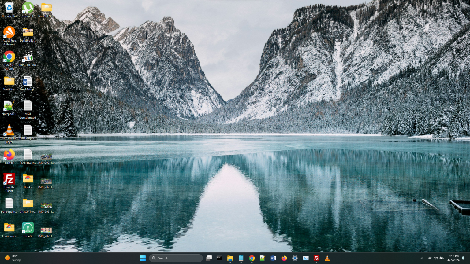 Winter Theme for PC - Windows Mode