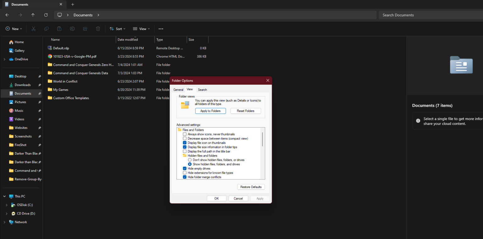 How to remove 'Long Time Ago' Labels when you view a folder - Windows Mode