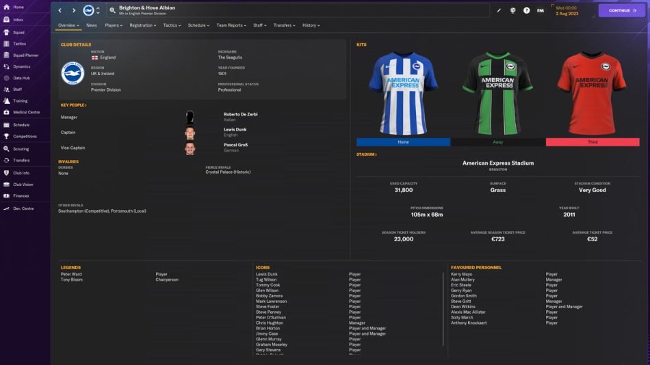 Club details Image | Football Manager 2024 on Windows PC: Download ...