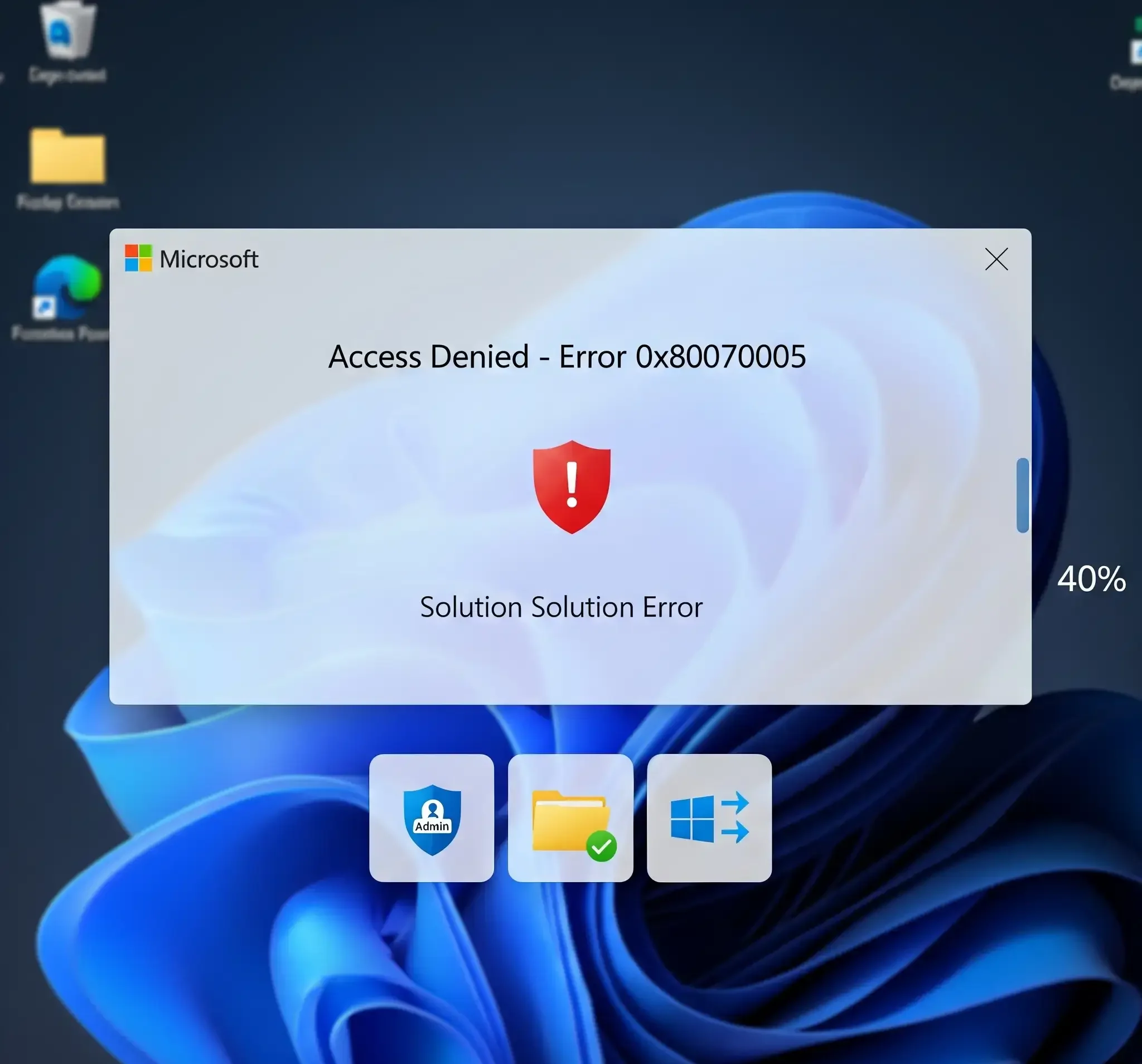 How to Fix Error Code 0x80070005 (Access Denied) in Windows - Windows Mode