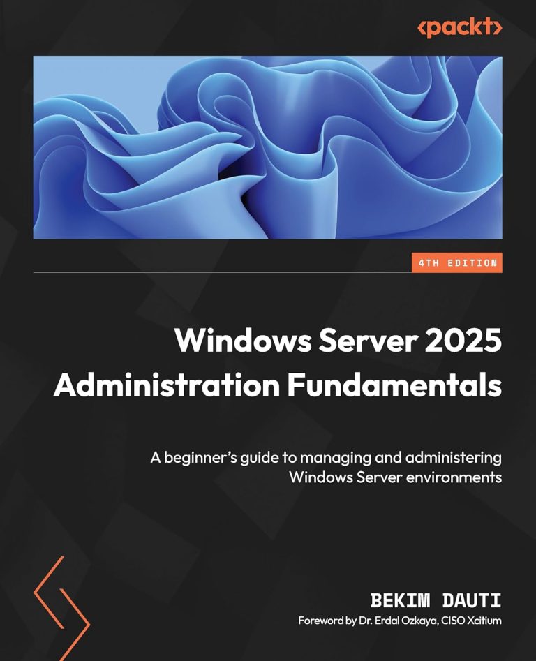 Windows server 2025 adminsitration fundamentals book Image | Download ...